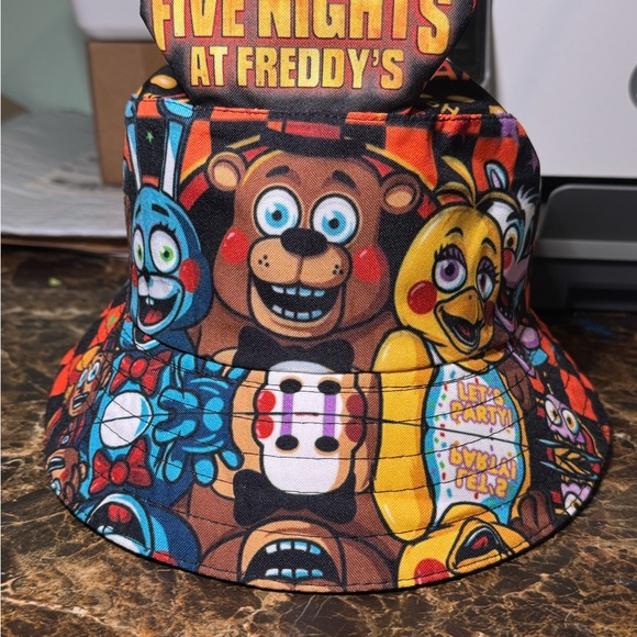 Accessories | Five Nights At Freddys Colorful Bucket Hat | Poshmark